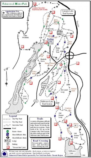 Fahnestock Winter Park Trail Map, Stats, Profile • NYSkiBlog Directory