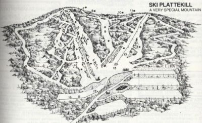 Plattekill Trail Map 1980 • NYSkiBlog Directory